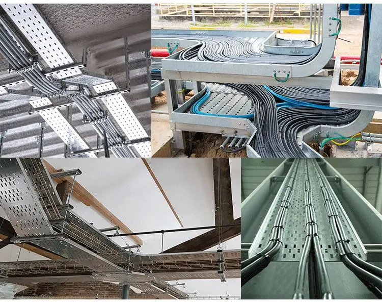 Galvanized Cable Tray For Under Ground Cable Powder Coated Flexible ...