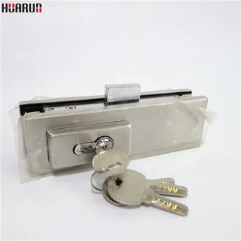 Frameless Glass Door Bottom Patch Fitting Lock In Sus304 - Buy Patch Fitting Lock,Dorma Glass ...