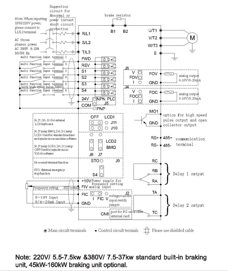 Vfd 22kw 30kw 37kw 45kw Variador De Frecuencia Variable Speed Drive Inverter 380v 440v - Buy ...