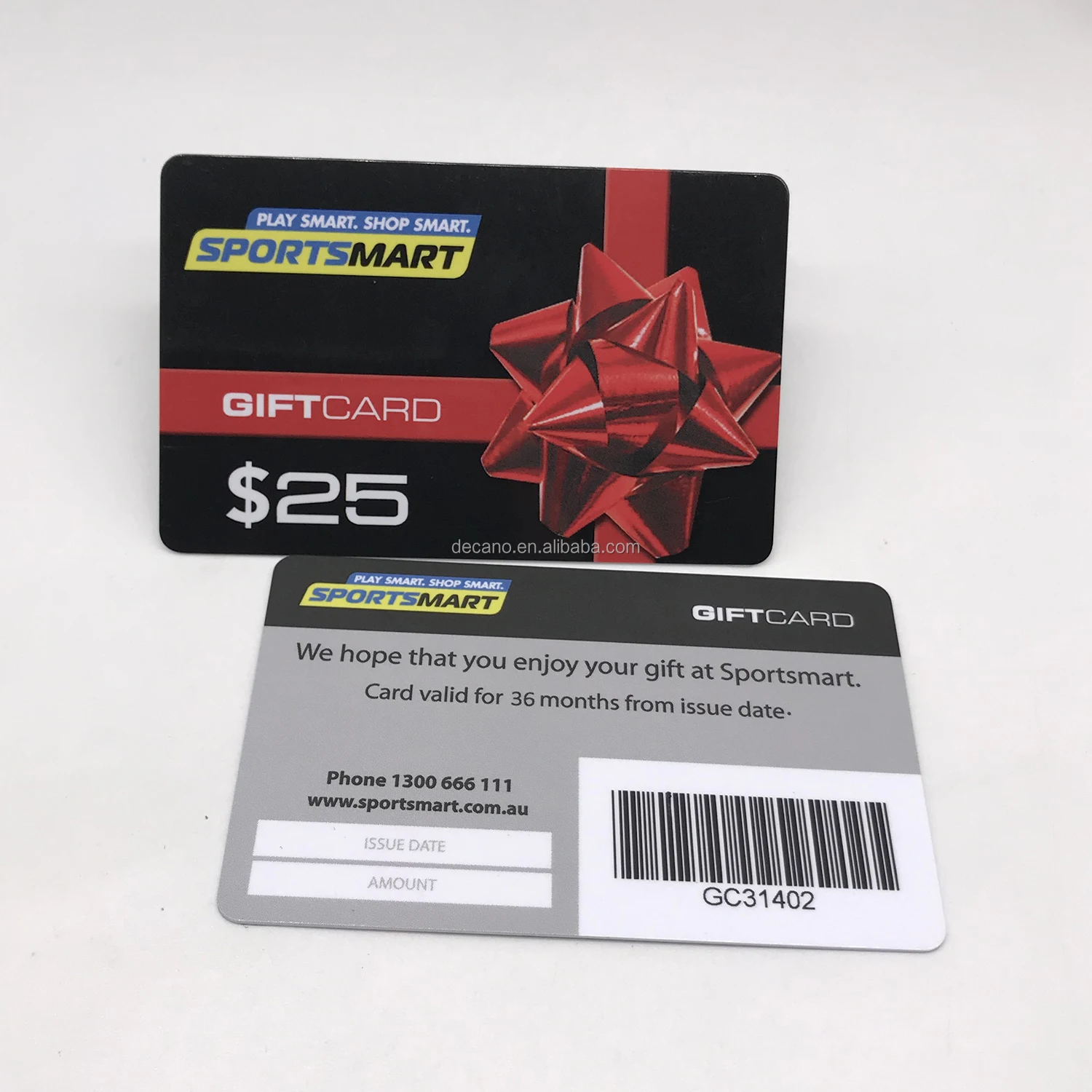 Customized Beauty Club Membership Gift Card With Barcode And Card ...