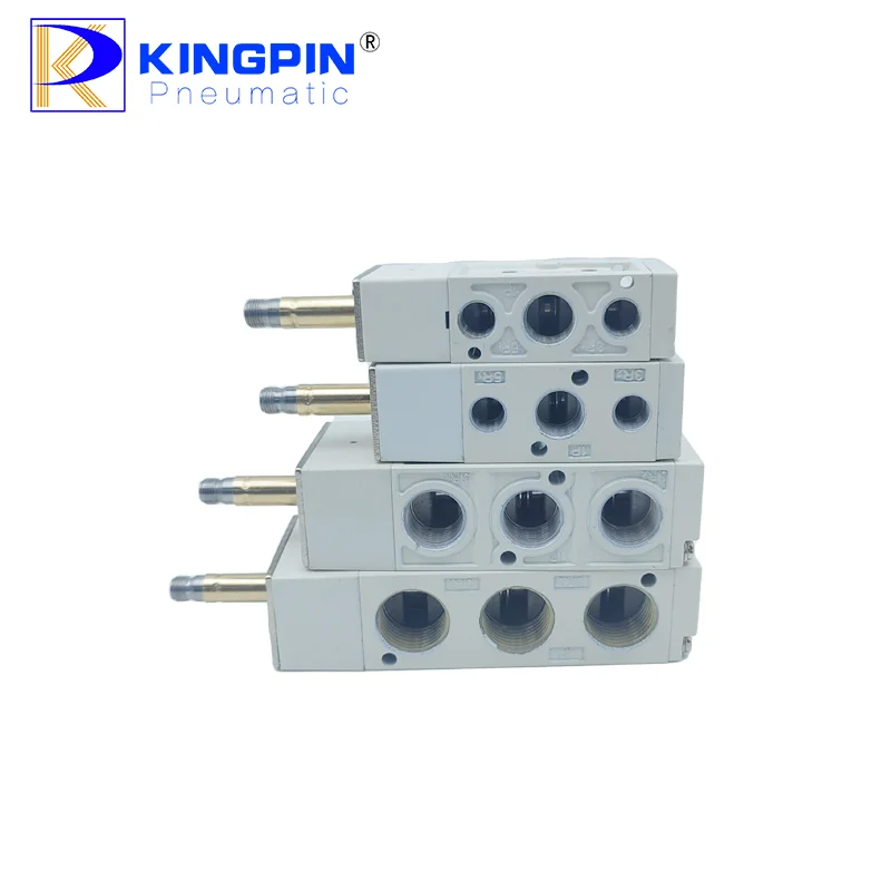 Kingpin Mindman Type Solenoid Valve Mvsc-220/260/300/460-4e1 Pneumatic ...
