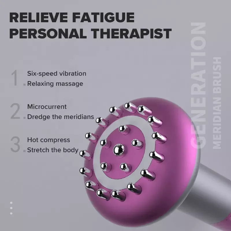 Deep Tissue Heat Roller Body Massager Wireless Vibration Body Massage ...