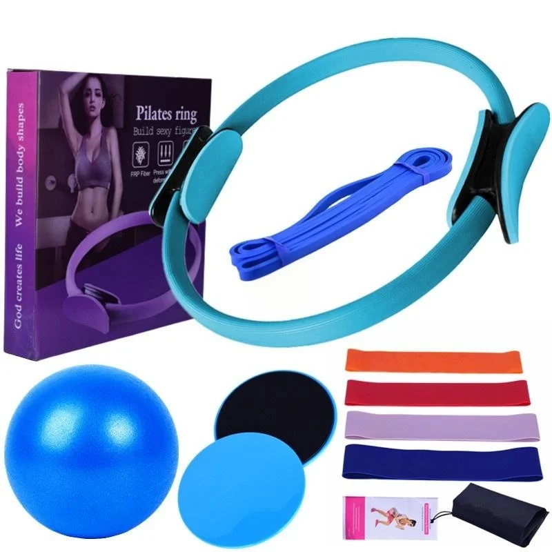 Women's Gym Essentials Pilates & Yoga Kit Home Workout With Yoga Ball ...