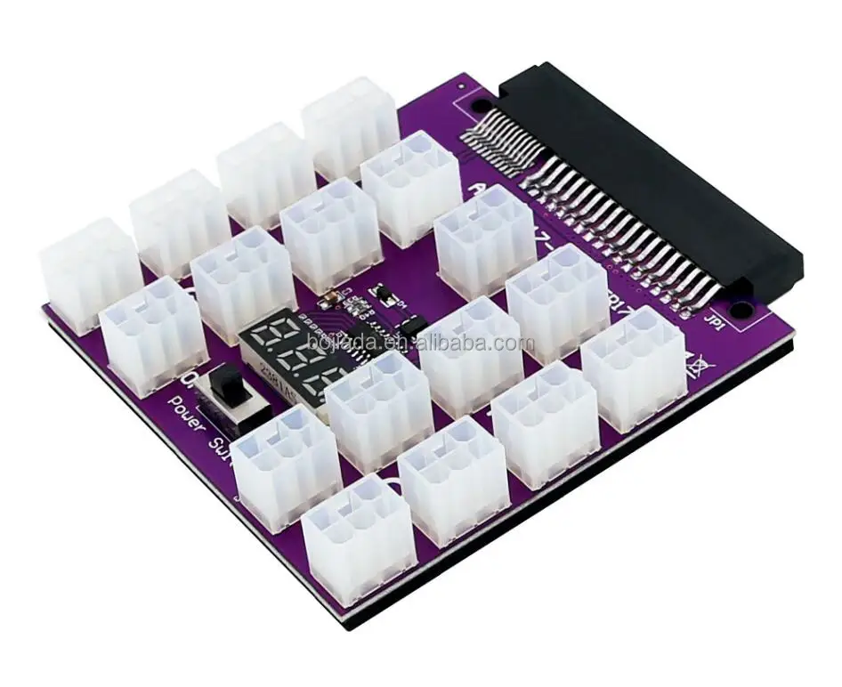 17 X PCI-E ATX 6pin 12V PSU Module Power Supply Breakout Board for ...