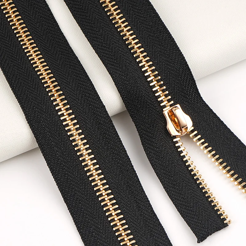 Wholesale Cheap Colorful 5# Garment Zipper Roll #5 Brass Teeth Metal ...