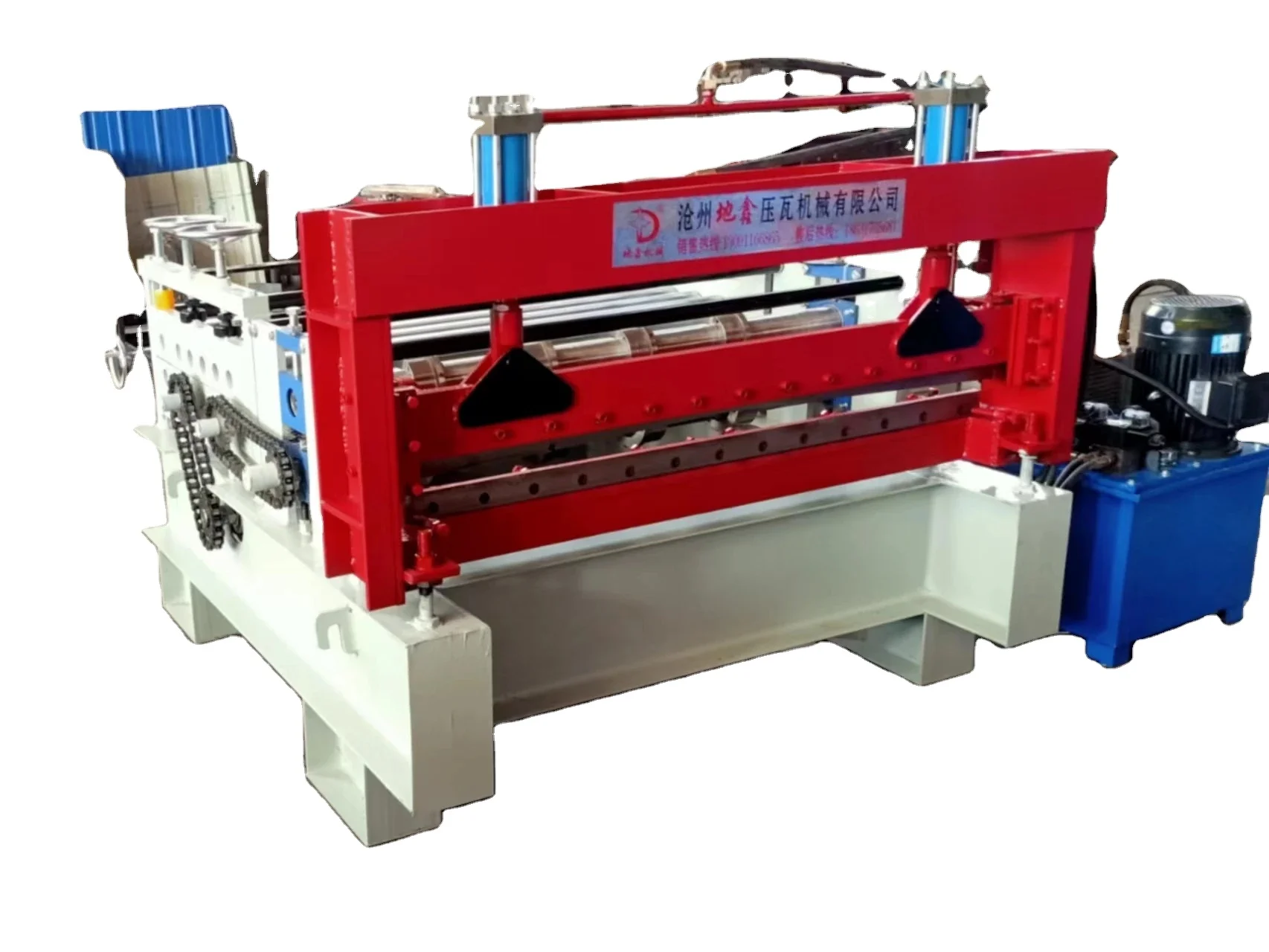 Metal Sheet Flat Leveling And Cut To Length Machine With Hydraulic ...