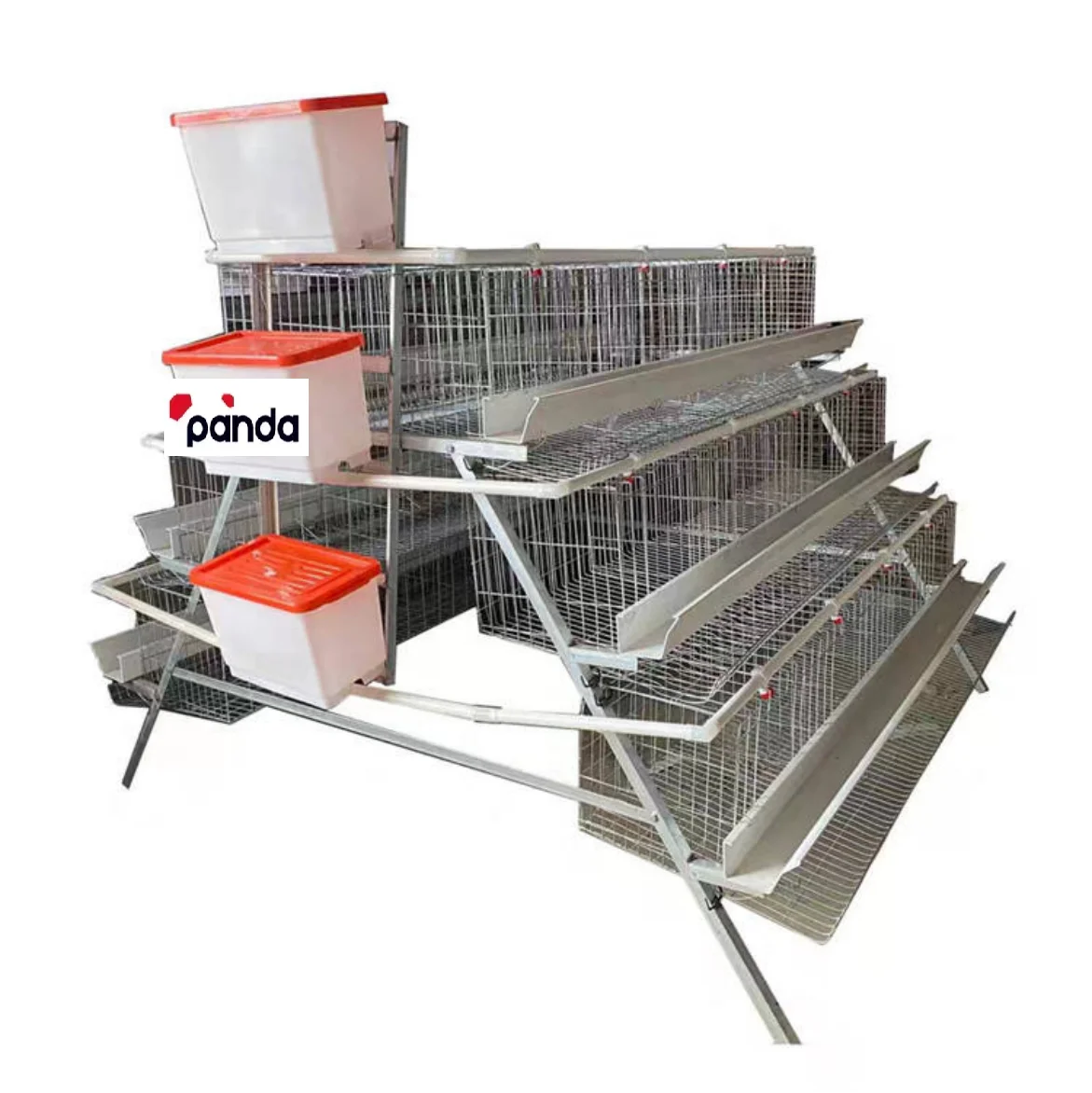 Automatic Poultry Electric Chicken Broiler Cages Battery Cages Breeding ...