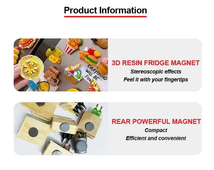 Custom Promotional 3d Polyresin Resin Fridge Magnet Customized Country ...
