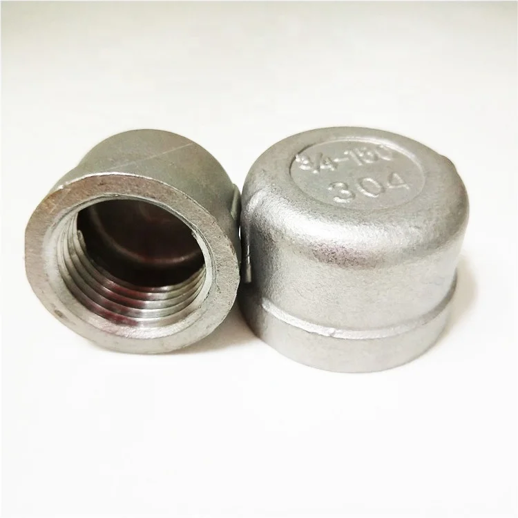 304 316 Pipe Fittings Stainless Steel Female Bsp Thread End Caps - Buy ...