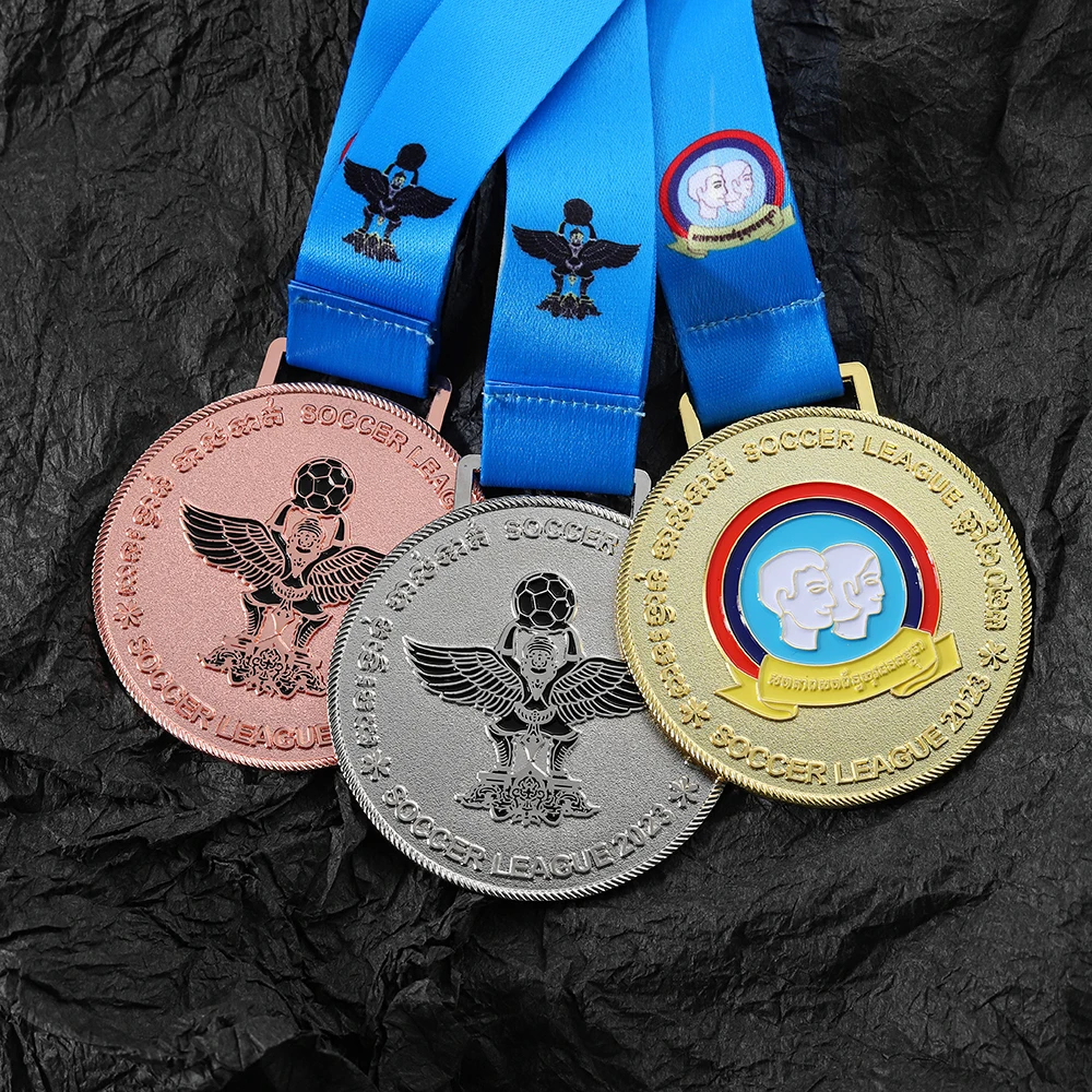 Custom Zinc Alloy 3D Metal Medals - Sports Finisher Awards