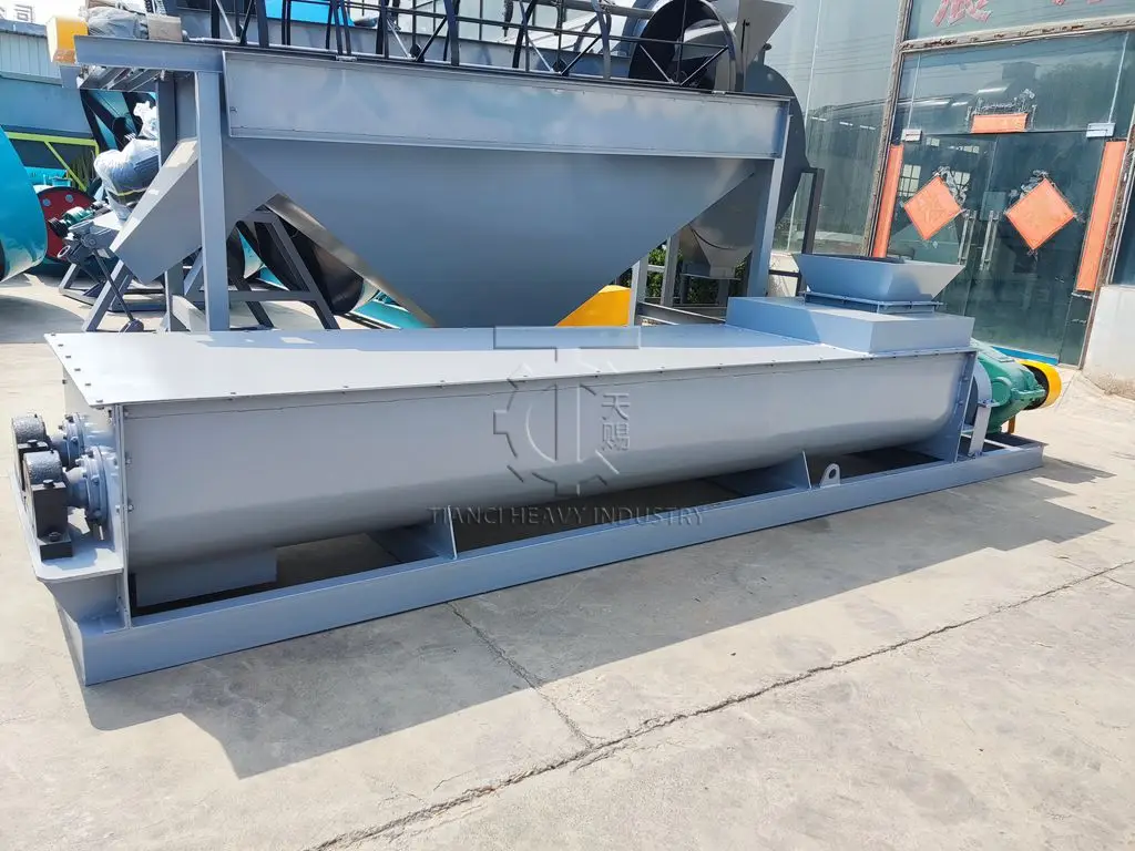 Compound Fertilizer Blender Double Axis Mixer Npk Fertilizer Mixing ...