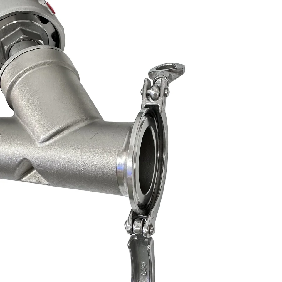 Pneumatic Quick Mounting 304 Stainless Steel Steam Y-type Valve Clamp ...