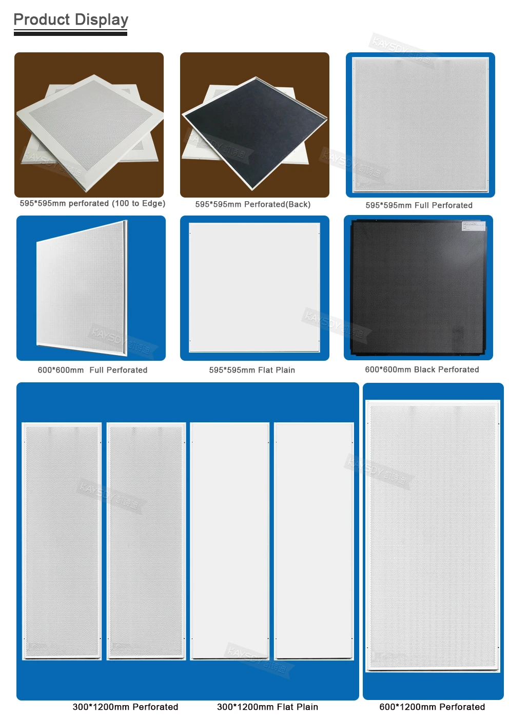 Interior Suspended Ceiling Fireproof And Anti-corrosion Metal Ceil ...