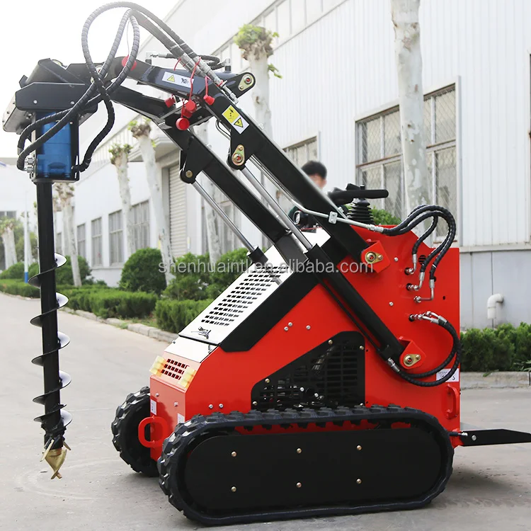 Mini Skid Steer Loader All Terrain Small Skid Loaders Tracked Diesel ...