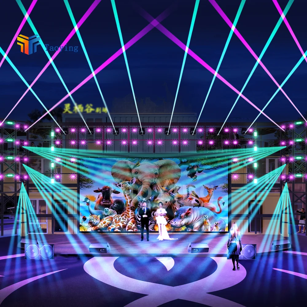 Outdoor Holographic Theater Projection Holographic Projection Stage ...