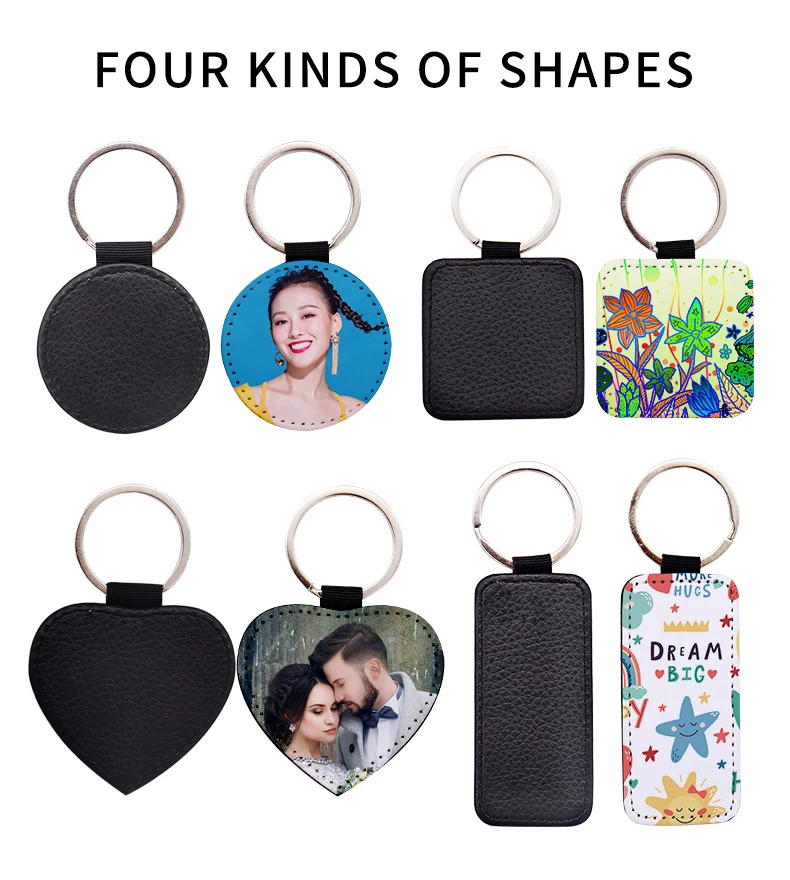 Custom Promotional Gifts Bag Charms Accessories Pu Strap Keychain ...