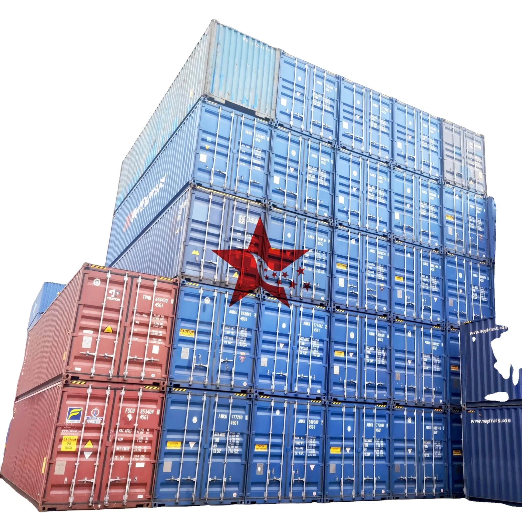 20GP 40GP Used Shipping Container From Guangzhou Shenzhen to Singapore ...