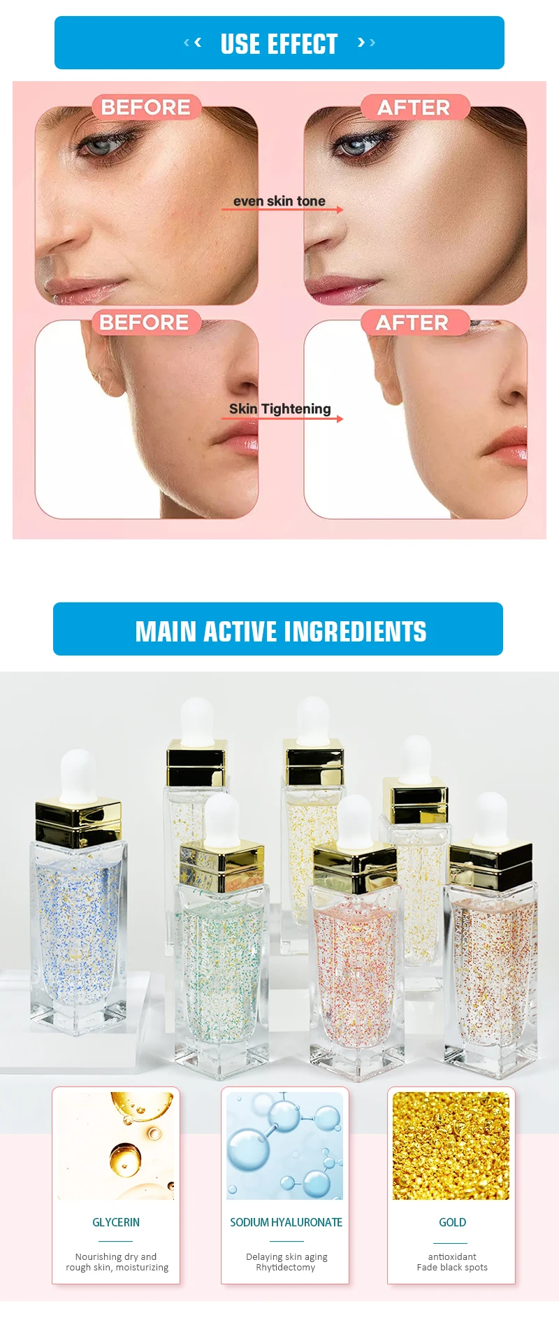 Anti-agingwrinkles Lifting Intense Hydration Face Serum Whitening ...