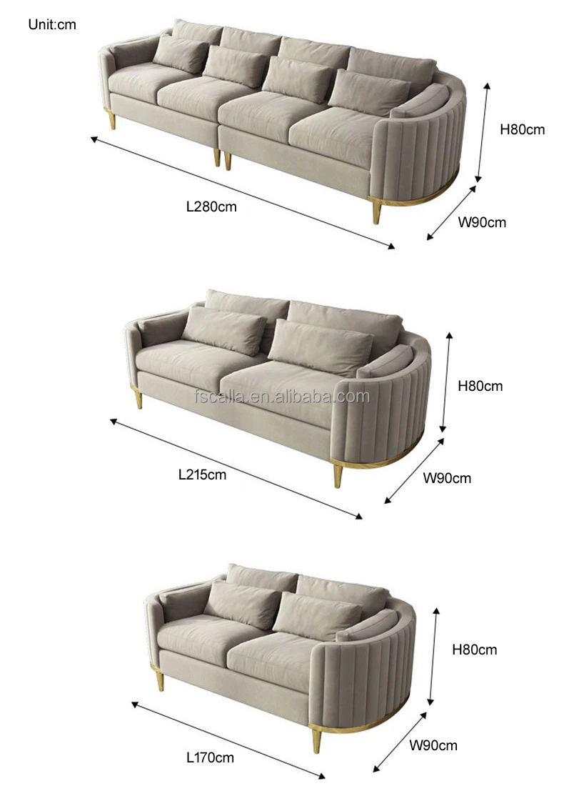 Luxury Velvet Sofa Set - Modern Living Room Essentials