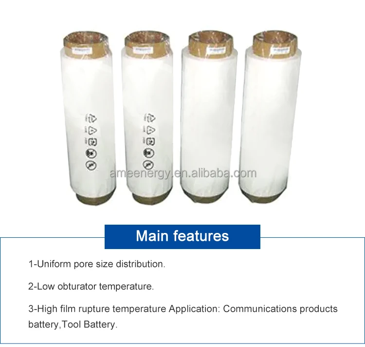 High Quality Lab Battery Separator Film PP PE for Li-ion