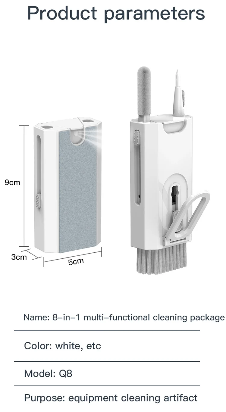 7in1 Cleaning Kit - Efficiently Clean Earbuds & Screens
