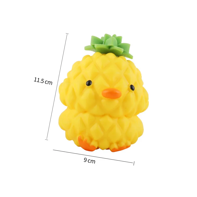 Kawaii Japanese Tofu Pineapple Animal Food Fruit Squeeze Toys Fidget ...