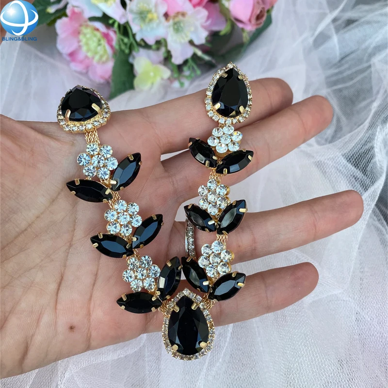 Factory Diamond Crystal V-shaped Sandals Jewelry Decorative Women ...