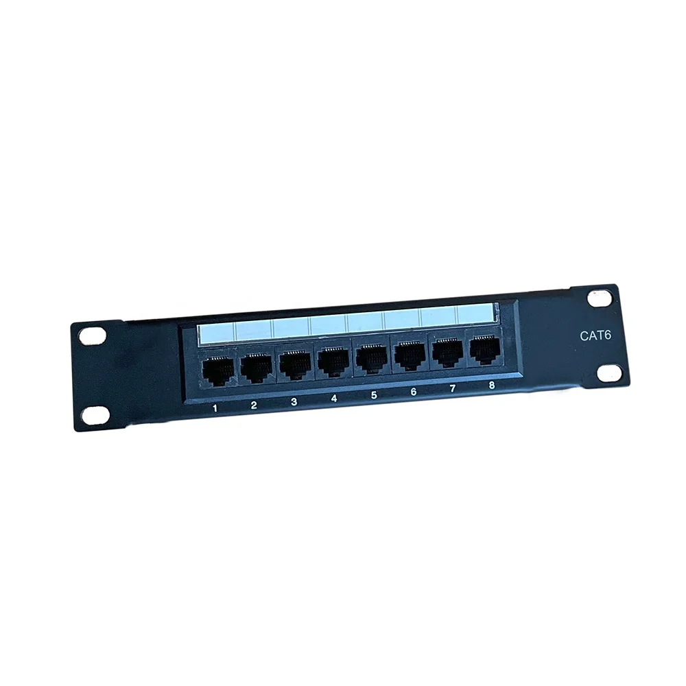 10 inch 8 port patch panel cat5e cat6| Alibaba.com