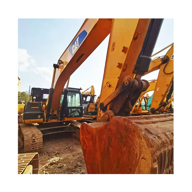 Caterpillar brand 329DL used cheap excavator CAT engine, Crawler moving ...