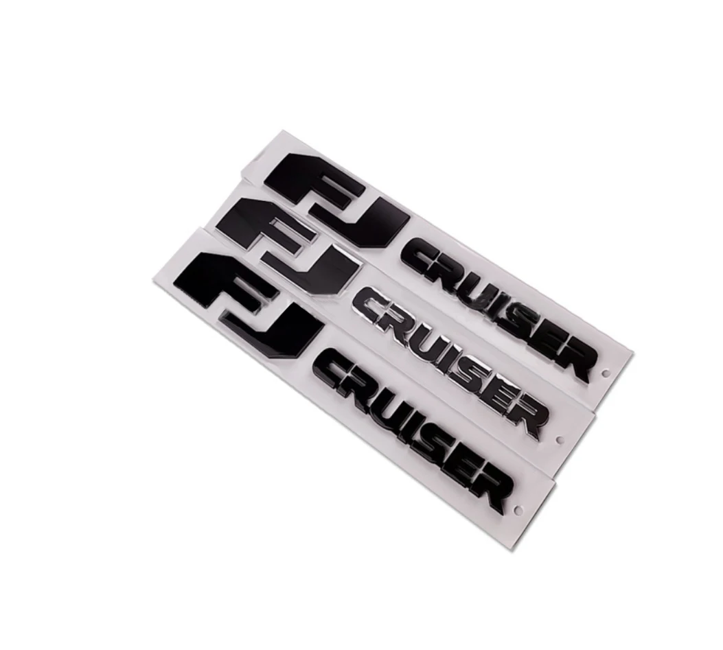 Toyota Fj Cruiser Plastic Car Letter Emblem Stickers Car Badge With 3m ...