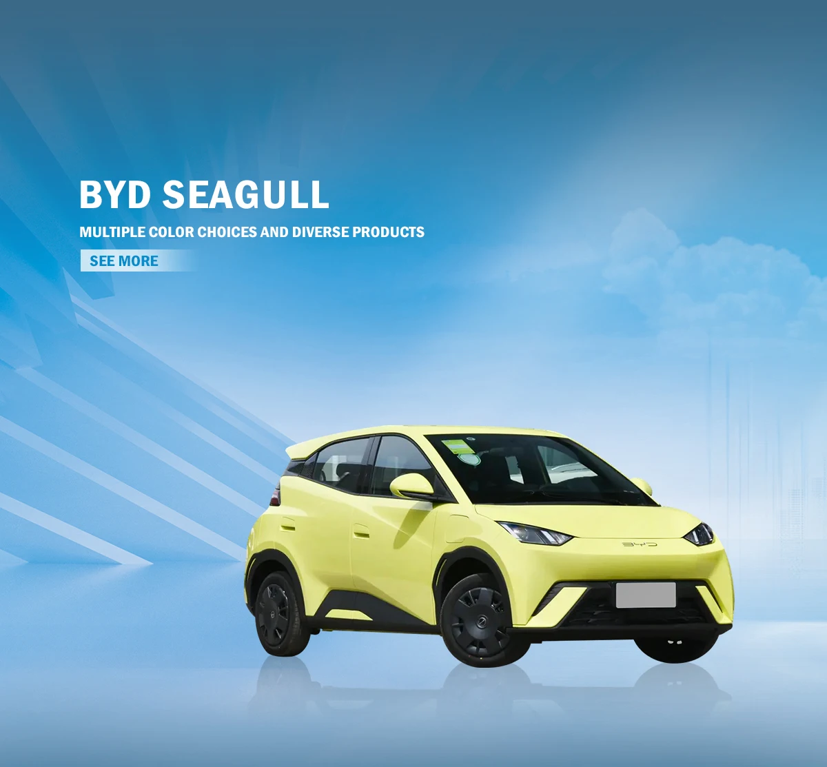Byd Seagull Electric Vehicles Car Byd Seagull 2024 405km Flying Edition ...