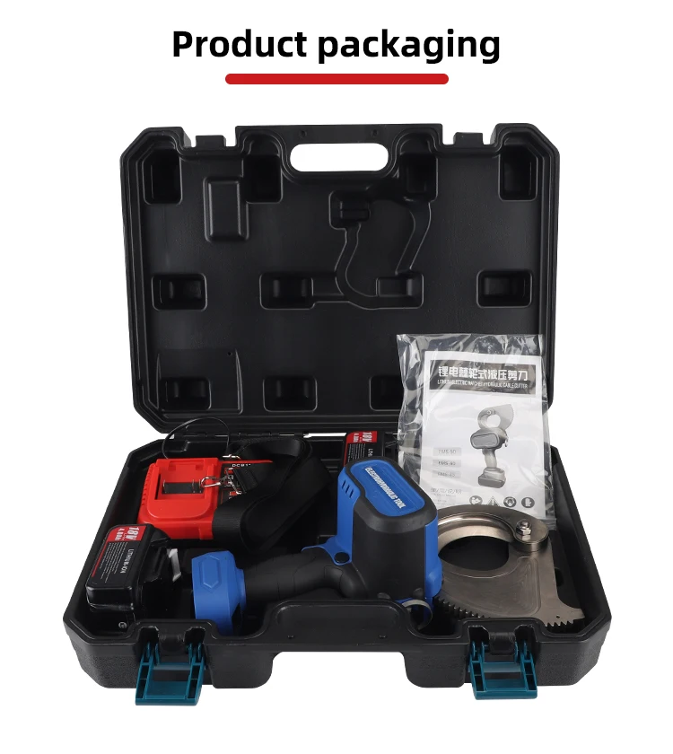 Ems-50 Safety Ratchet Cable Cutter Electric Battery Power Copper ...