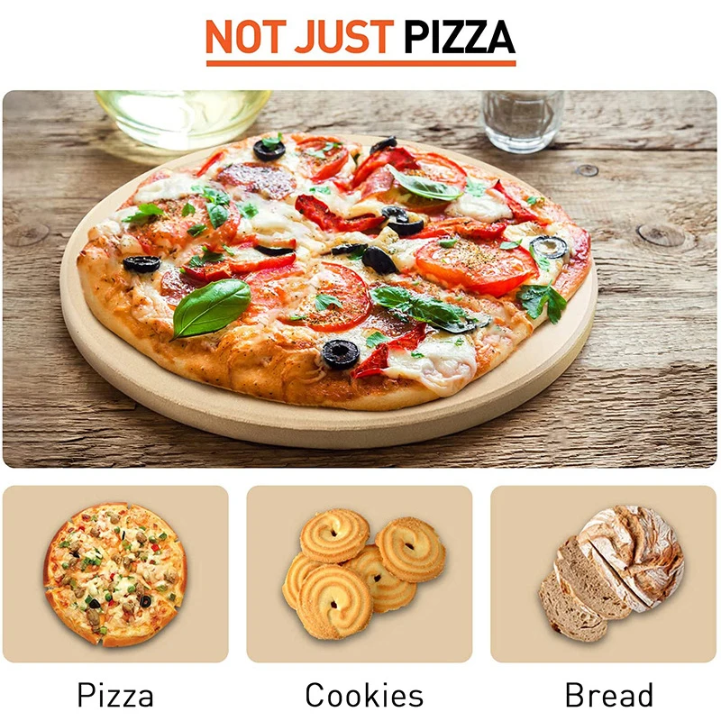 Ceramic Pizza Plate for Oven - Durable & Sustainable