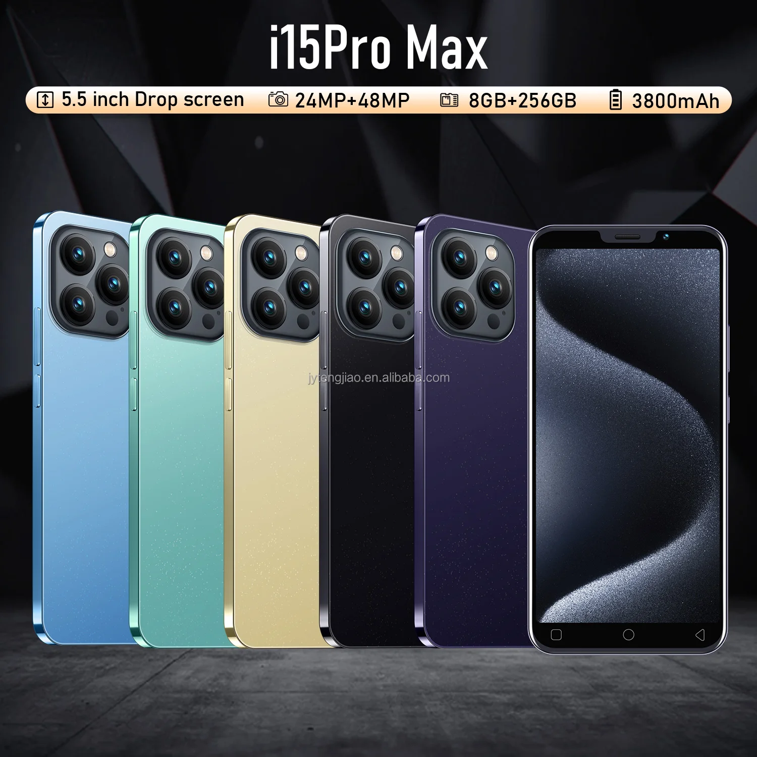 Kilimall Bestselling 2024 Factory Price Cheapest I15 Pro Max Cell Phone ...