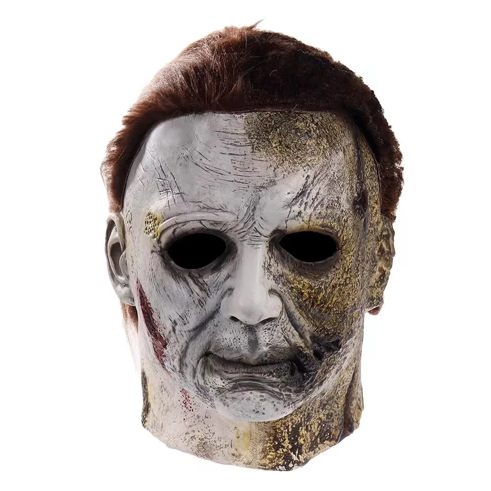 Halloween Michael Myers Killer Mask Cosplay Horror Bloody Latex Masks ...