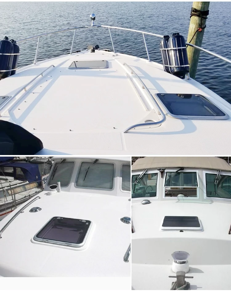 Genuine Marine Window Aluminium Ship Yacht Deck Hatch