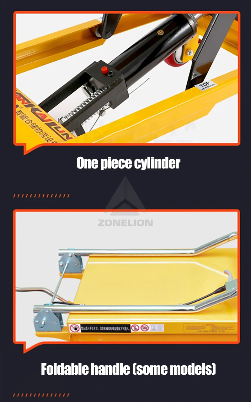 Hand Lift Table Hydraulic Lifter Manual Lift Table Scissor Transmission ...