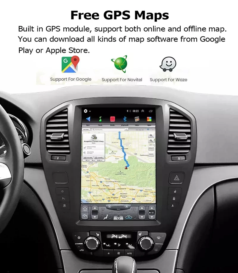 For Lexus Gs Gs300 Gs350 Gs400 Gs430 Gs460 Android 12.8''vertical Tesla ...