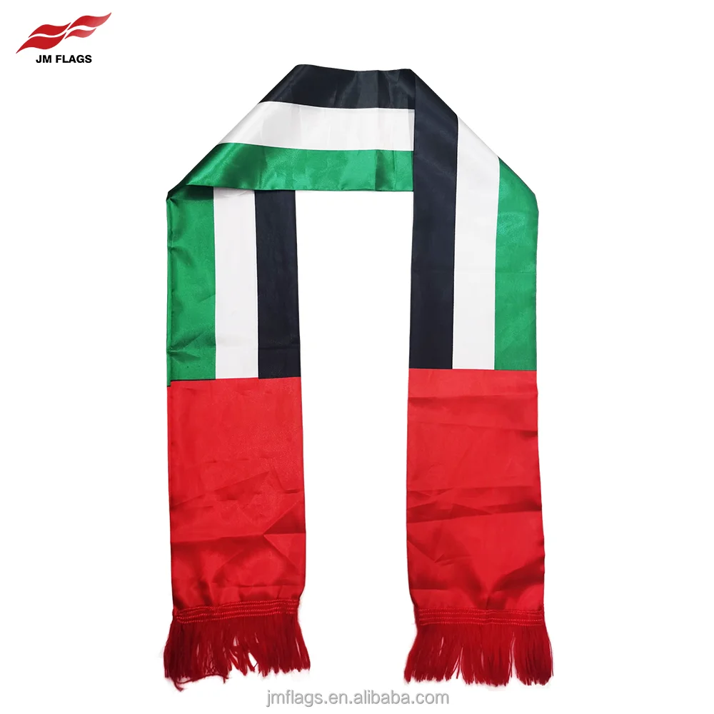 Wholesale UAE Flag Scarf - Soft, Smooth, and Customizable