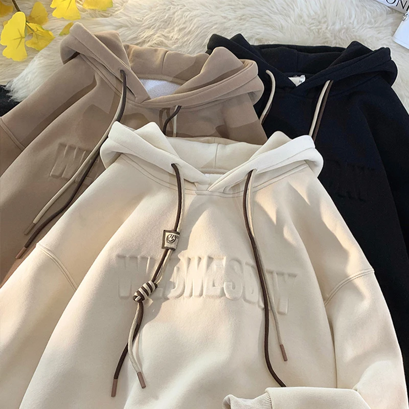 Yite 3d Embossed Hoodie Custom Logo Heavyweight French Terry Cotton ...