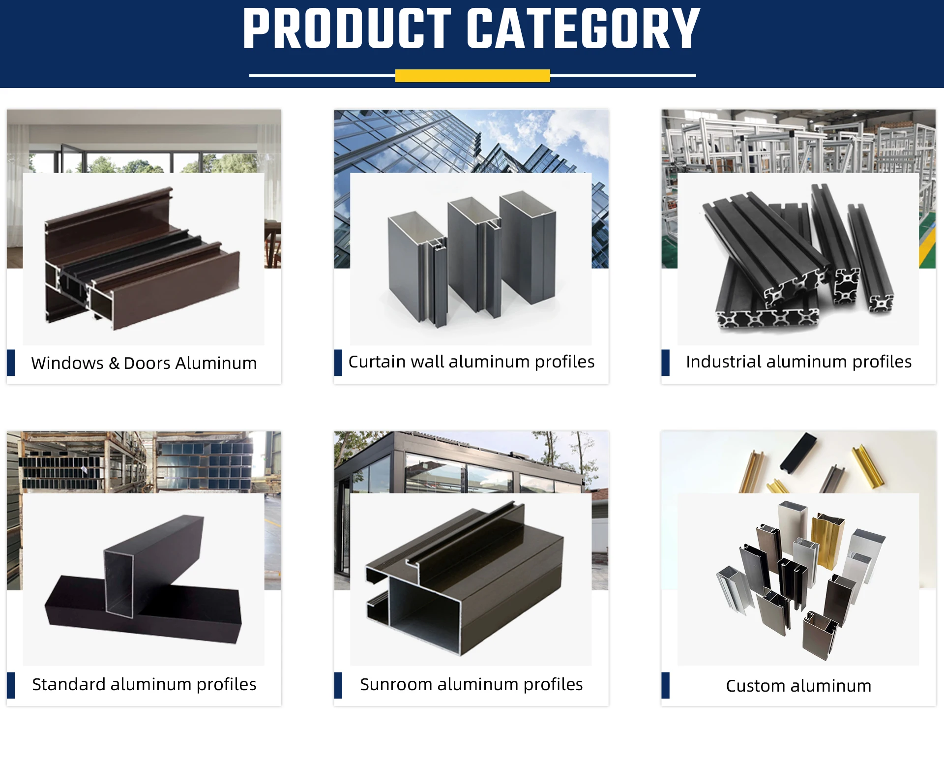 Aluminium Extrusion 6063 - Durable Profiles for Windows