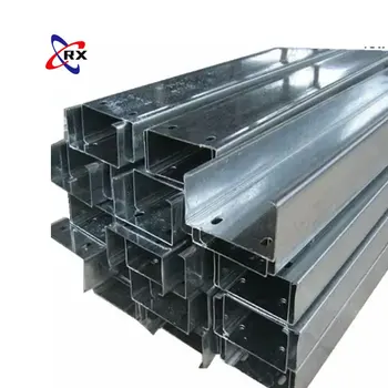 C Section Purlins Steel Profiles Perforated Stainless Steel C-channel ...