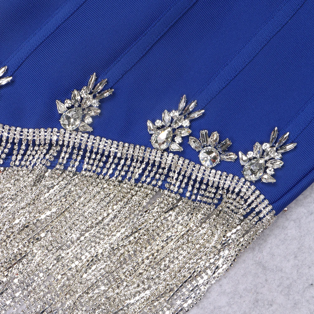 Shop Our ED2359 Fashion off Shoulder Blue Rhinestones Dress