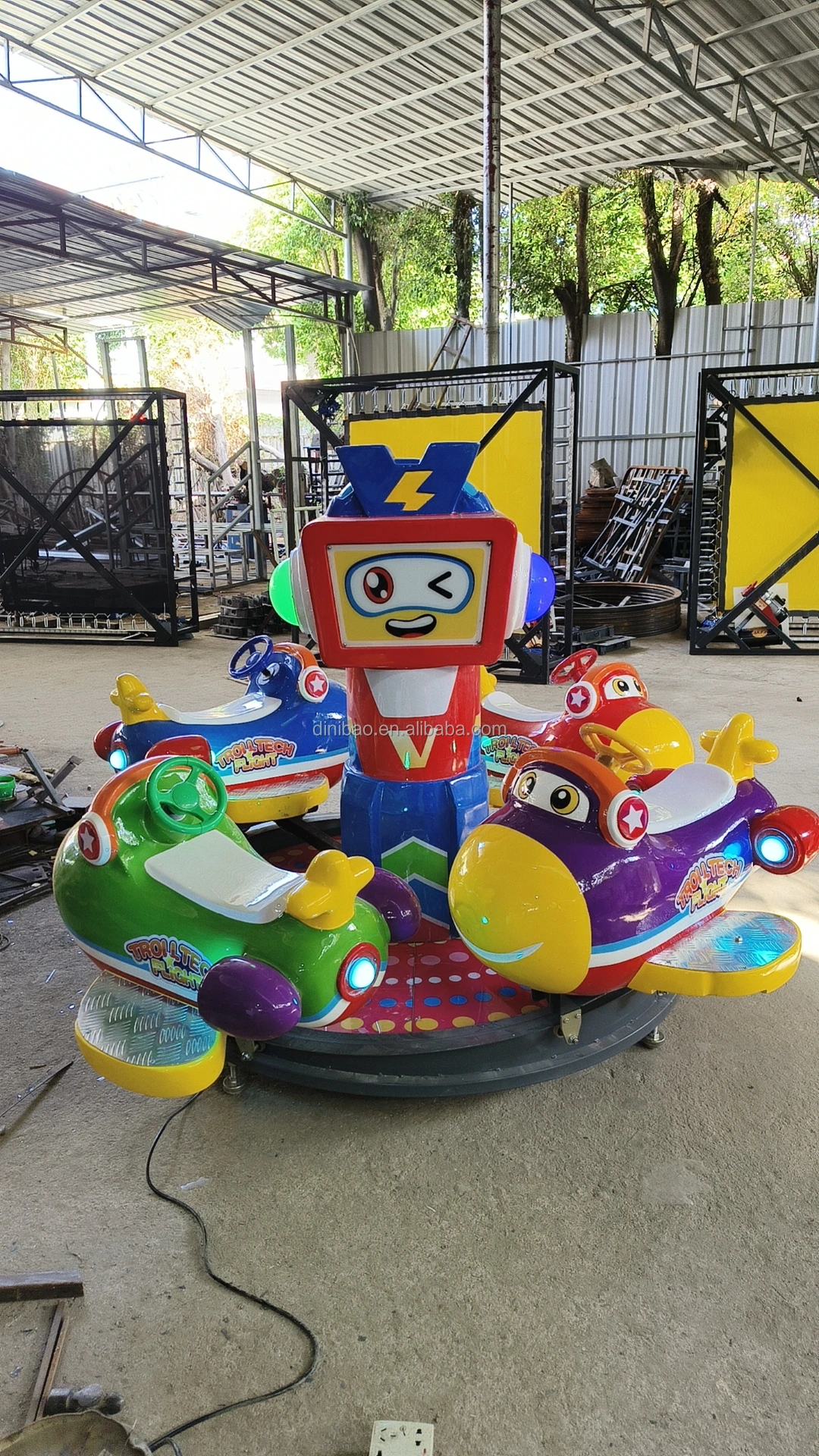 Dinibao Hot Sale Three Seats Electric Mini Kids Mechanical Ride ...