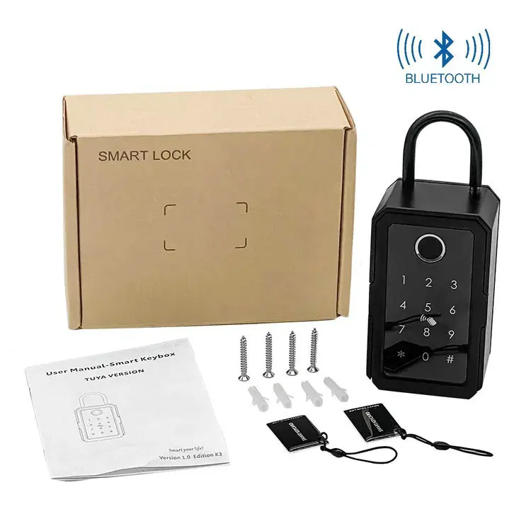 Tuya Ttlock Keybox - Secure Key Storage with Fingerprint