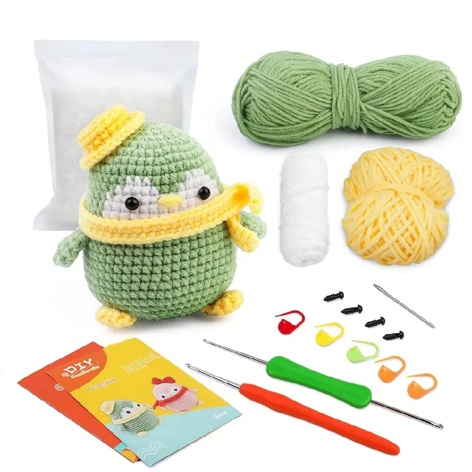 High Quality Non Finished Products Diy Wobbles Crochet Animal Green ...