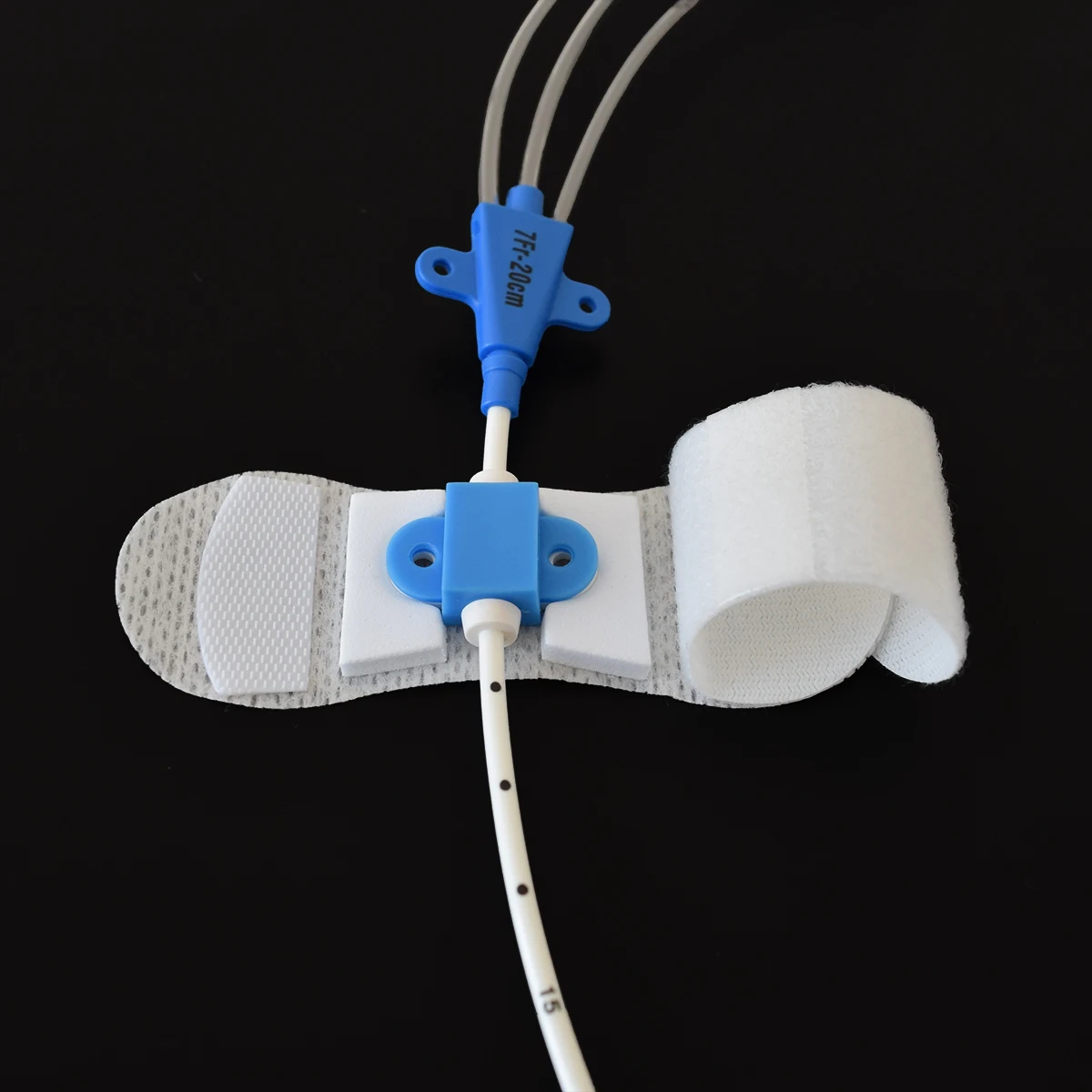 Picc/cvc Medical Catheter Securement Device By Attaching On Skin For ...