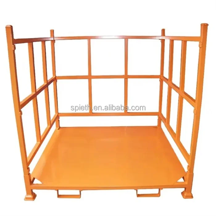 Steel Stackable Container Cage Wire Mesh Storage Cage Stillage - Buy ...