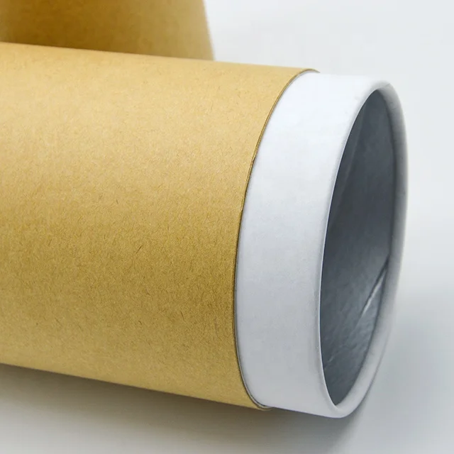 100% Recyclable Cardboard Cylinder Food Packaging Candy Coffee Bean Tea ...