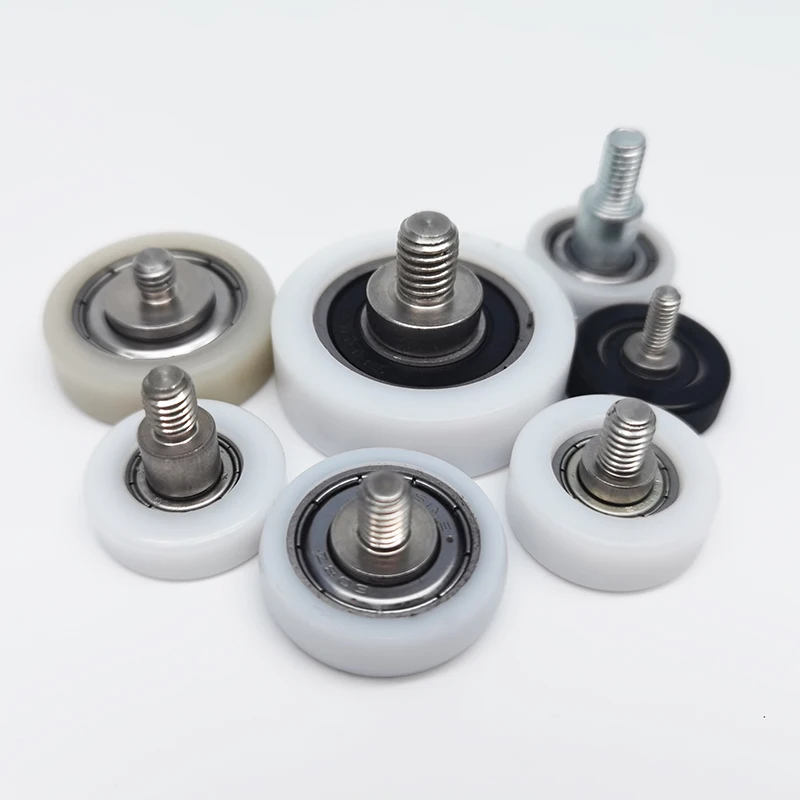 BS62626-10C1L8M6 Cabinet Pom Nylon Coated Plastic Rollers